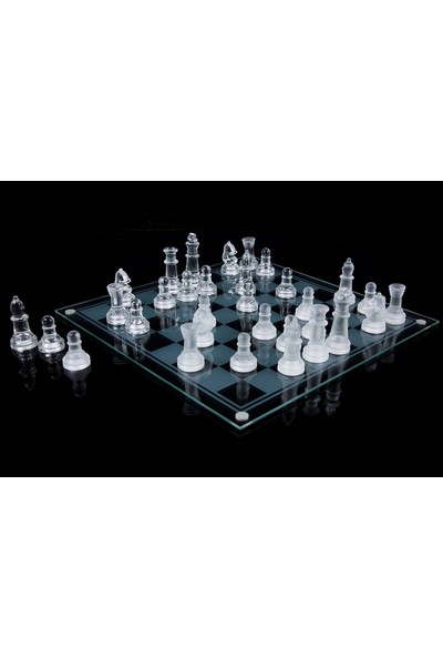 Toptan Bulurum Glass Chess Cam Satranç Takımı (25 cm x 25 Cm) Toptan Bulurum Glass Chess Cam Satranç Takımı (25 cm x 25 Cm)