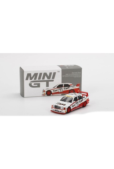 Mini GT Minigt 1:64 Mercedes-Benz 190E 2.5-16 Evolution Iı #7  Mini GT Minigt 1:64 Mercedes-Benz 190E 2.5-16 Evolution Iı #7