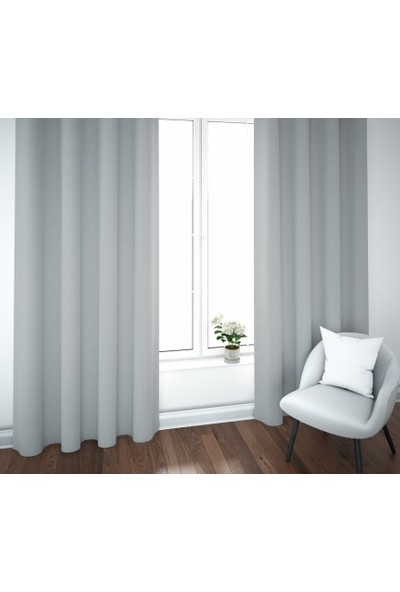 Miabella Home Blackout Güneşlik & Çift Kanat Hazır Fon Perde 2 Adet Çift Kanat