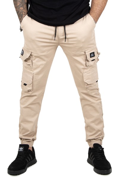 Deepsea Taş Bağcıklı Lastikli Kargo Pantolon 2201593