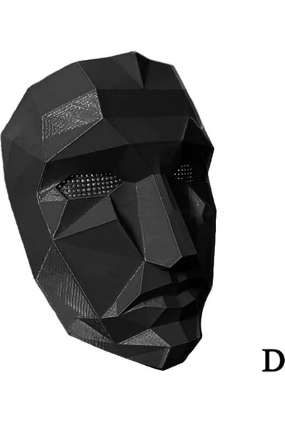 Ateştech Squid Game Oyuncu Yüz Maskesi Parti Maskesi