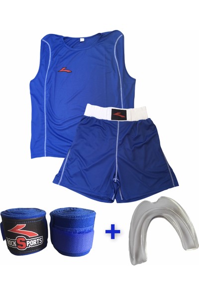 Boks Atlet Şort Takımı + Bandaj + Dişlik