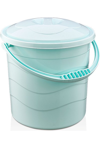 Sev Plastik 4 No Renkli Kapaklı Su Kovası 15 Lt