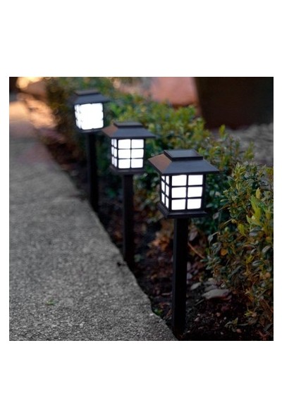 Loggia 6 Lı Sokak Lamba Tasarımlı Solar Bahçe Aydınlatma Lambası