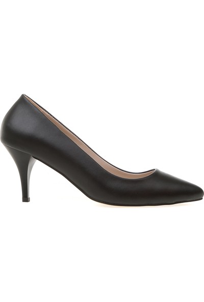 Fabrika Kadın Siyah Topuklu Ayakkabı