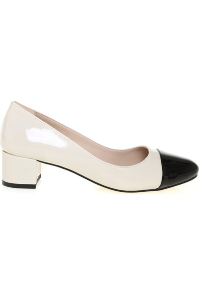 Fabrika Kadın Siyah-Beyaz Topuklu Ayakkabı