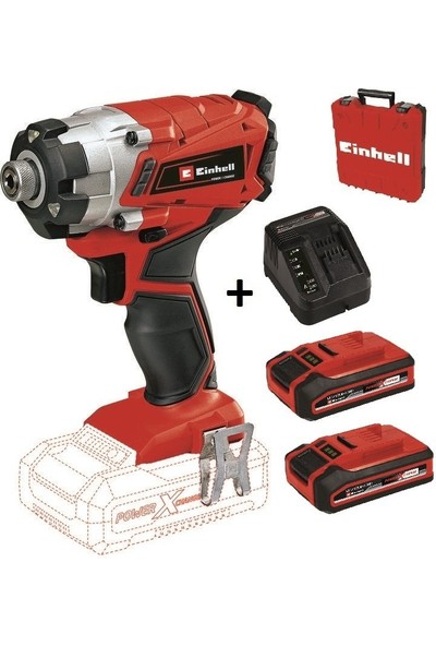 Einhell Te-Cı 18/1 Li 2 Adet 18V 3.0 Ah Akülü ve Çantalı Vidalama Einhell Te-Cı 18/1 Li 2 Adet 18V 3.0 Ah Akülü ve Çantalı Vidalama