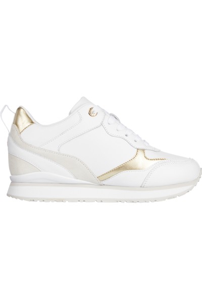 Tommy Hilfiger FW0FW05801YBR Beyaz Kadın Sneaker