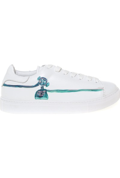 Cem Güventürk x Boyner Beyaz Kadın Deri Günlük Ayakkabı