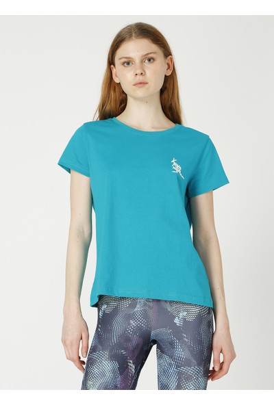 National Geographic WT-Kanguru BisikletYaka Baskılı Pamuklu Su Yeşili Kadın T-Shirt National Geographic WT-Kanguru BisikletYaka Baskılı Pamuklu Su Yeşili Kadın T-Shirt
