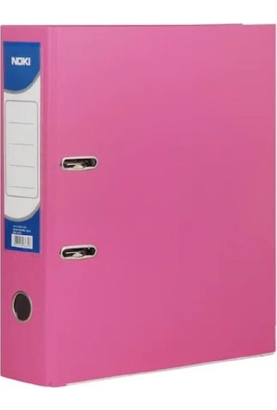 Noki Büro Klasör Geniş Noki Pembe Büro Klasörü Halkalı 1 Adet Noki Büro Klasör Geniş Noki Pembe Büro Klasörü Halkalı 1 Adet