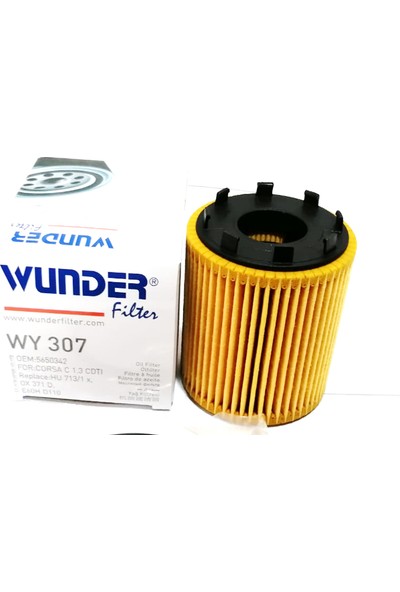 Wunder Opel Corsa E (1.3) Dizel Yağ Filtresi (Tırnaklı Tip) (Wunder) Wunder Opel Corsa E (1.3) Dizel Yağ Filtresi (Tırnaklı Tip) (Wunder)