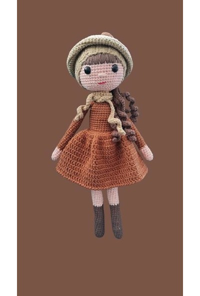 Oyuncak Park Tarçın Güz Bebek Amigurumi Organik Oyuncak