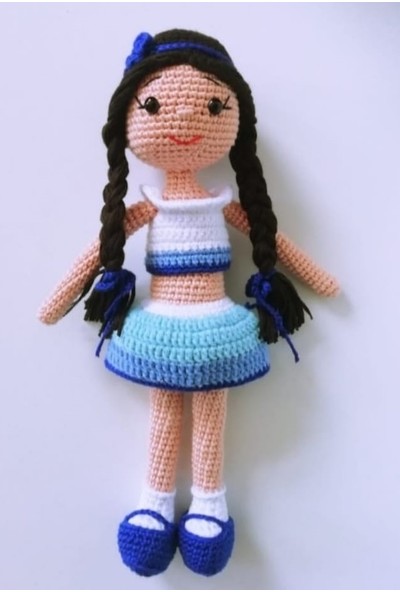 Oyuncak Park Mavi Güneş Bebek Amigurumi Organik Oyuncak