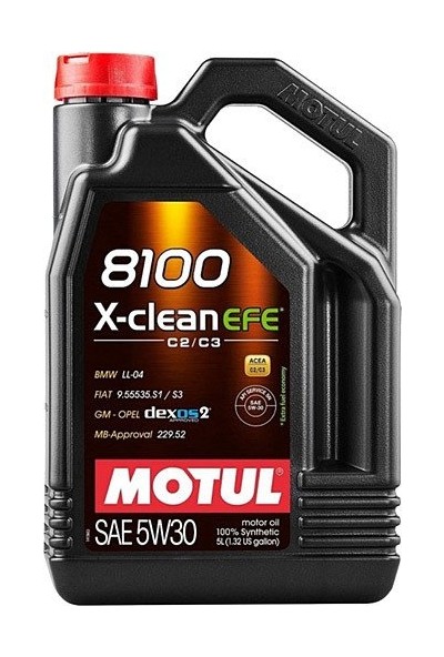 Motul 8100 X-Clean Efe 5W30 Dexos2 Partiküllü Motor Yağı 5lt (Motul) Motul 8100 X-Clean Efe 5W30 Dexos2 Partiküllü Motor Yağı 5lt (Motul)