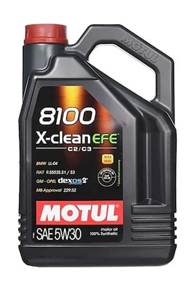Motul 8100 X-Clean Efe 5W30 Dexos2 Partiküllü Motor Yağı 4lt (Motul) Motul 8100 X-Clean Efe 5W30 Dexos2 Partiküllü Motor Yağı 4lt (Motul)
