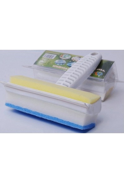 Zayrok Cam Sileceği Çekçekli (Kirli Suyu Emen Süngerli)