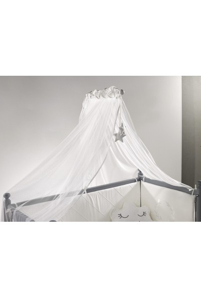 Baby More Soft Cibinlik Seti - Ekru (60*120 cm ve 70*110 Cm) Baby More Soft Cibinlik Seti - Ekru (60*120 cm ve 70*110 Cm)