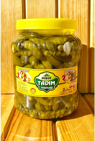 Çubuk Tadım Turşuları Kornişon Salatalık Turşusu 2 kg Çubuk Tadım Turşuları Kornişon Salatalık Turşusu 2 kg