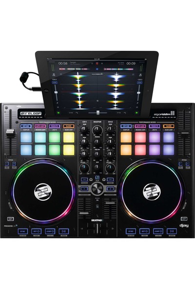 Reloop Beatpad 2 2-Kanal Profesyonel Rgb Ped'li Dj Kontrolör
