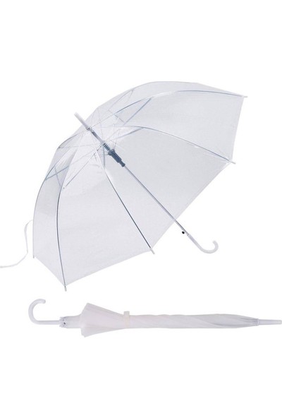 Roseroi Şeffaf Şemsiye