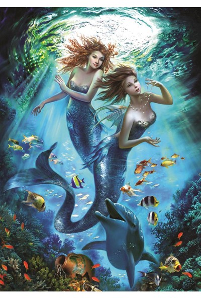 Art Puzzle Denizkızları 500 Parça Yapılmış Puzzle(48 x 34 Cm)