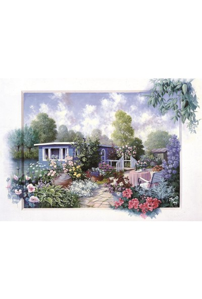 Art Puzzle Çiçekli Bahçe 500 Parça Yapılmış Puzzle(48 x 34 Cm)