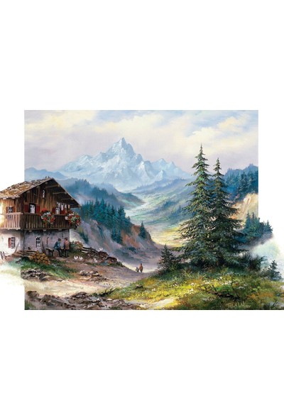 Art Puzzle Yeşil Vadi 1000 Parça Yapılmış Puzzle(68 x 48 Cm)
