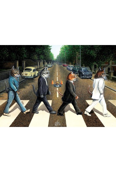 Art Puzzle Kedi Yolu 1000 Parça Yapılmış Puzzle(68 x 48 Cm) Art Puzzle Kedi Yolu 1000 Parça Yapılmış Puzzle(68 x 48 Cm)