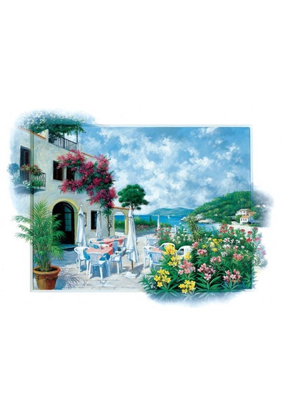 Art Puzzle Sahil Kafe 260 Parça Yapılmış Puzzle(48 x 34 Cm)