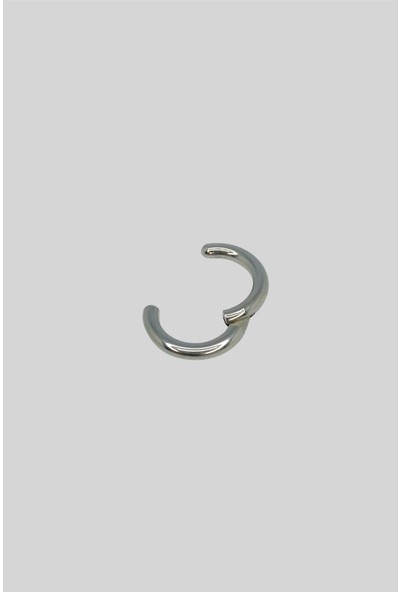 Medblack Jewelry 316L Cerrahi Çelik Medblack Jewelry Unisex Deliksiz Sıkıştırmalı Tek Küpe 8mm Medblack Jewelry 316L Cerrahi Çelik Medblack Jewelry Unisex Deliksiz Sıkıştırmalı Tek Küpe 8mm