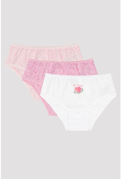 Penti Pembe Kız Çocuk My Galaxy 3lü Slip Külot
