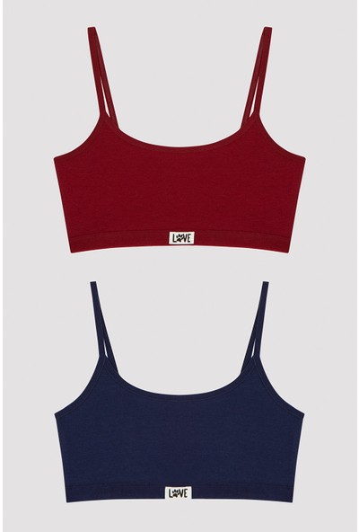 Penti Çok Renkli Teen Love Paw 2li Yarım Atlet