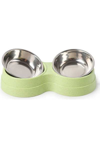 Petoys Çift Pet Kase Paslanmaz Çelik Iç Pet Kase (Yurt Dışından)