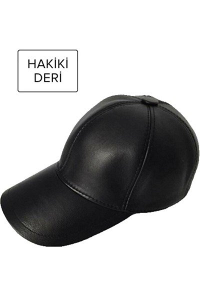 Elif İç Giyim Deri Unisex Ayarlanır Şapka Elif İç Giyim Deri Unisex Ayarlanır Şapka