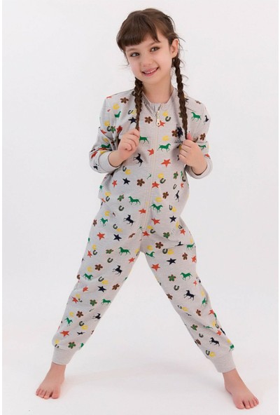 U.S. Polo Assn. Us Polo Assn. US953 Kız Çocuk Uyku Tulumu Bejmelanj
