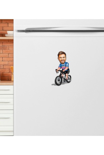 Belnido Kişiye Özel Karikatürlü Ahşap Magnet