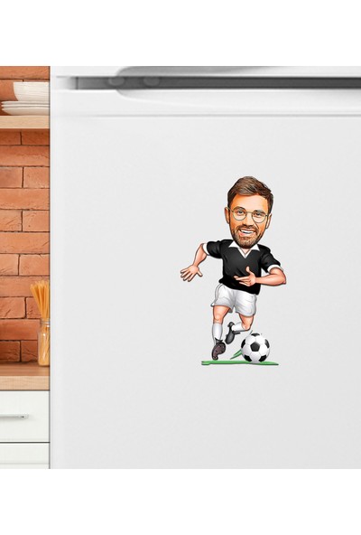 Belnido Kişiye Özel Karikatürlü Ahşap Magnet