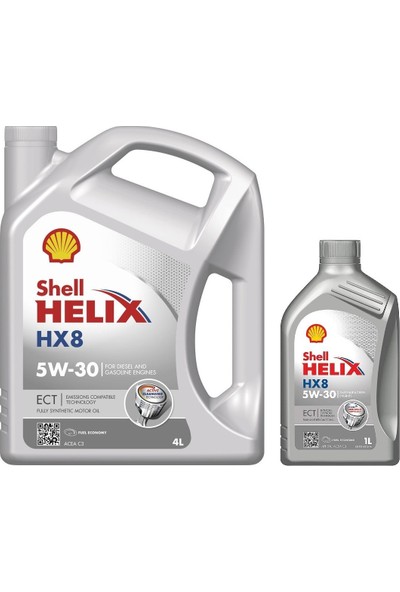 Shell Helix Hx8 Ect 5W30 C3 Dpf Partiküllü Motor Yağı 4lt+1lt Shell Helix Hx8 Ect 5W30 C3 Dpf Partiküllü Motor Yağı 4lt+1lt