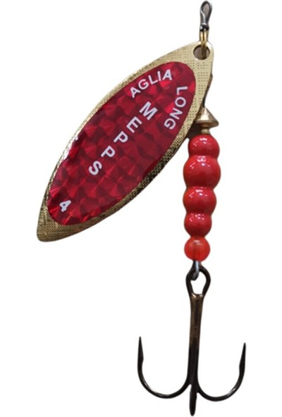 MEPPS Aglıa Long 4 No Kırmızı Söğüt Yaprağı Kaşık