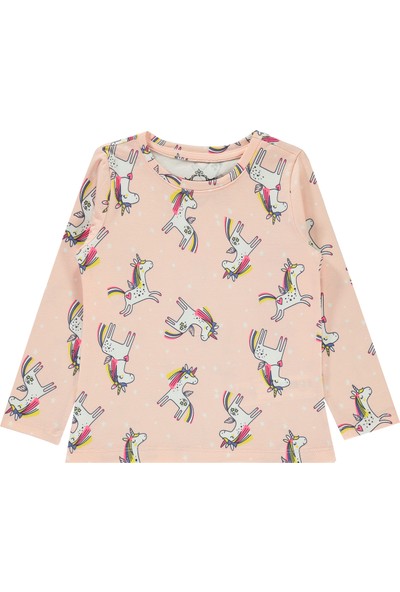 Civil Girls Kız Çocuk Sweatshirt 2-5 Yaş Somon