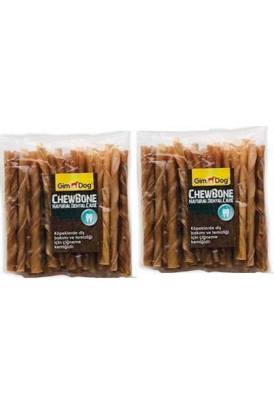 Gimdog Mordımı Naturel Burgu Çubuk 6 gr 50 Li x 2 Adet