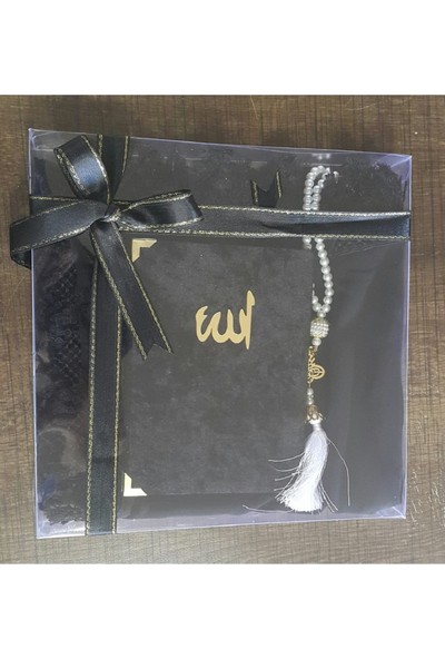 Seccadem Iğne Oyalı Mevlüt Örtüsü Yasin Tesbih Seti Siyah Seccadem Iğne Oyalı Mevlüt Örtüsü Yasin Tesbih Seti Siyah