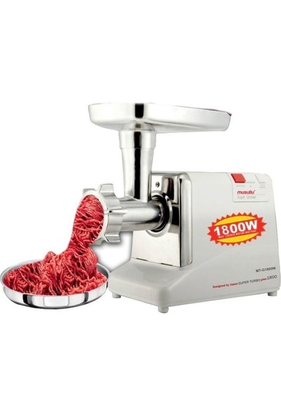 Musullu 1800W Et Kıyma Makinesi - Beyaz Musullu 1800W Et Kıyma Makinesi - Beyaz