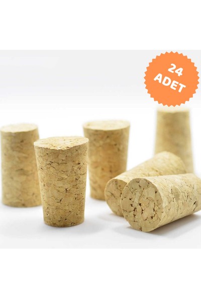 Bioonde Şarap Şişesi Mantar Tıpası, 24 Adet Avşar Soda Şişesi Mantar Tıpa Bioonde Şarap Şişesi Mantar Tıpası, 24 Adet Avşar Soda Şişesi Mantar Tıpa