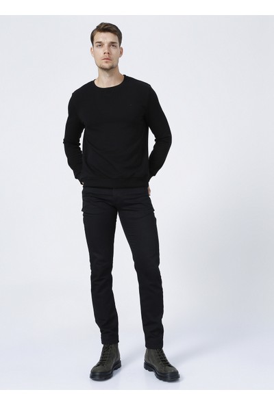 Fabrika Normal Bel Slim Fit Siyah Erkek Chino Pantolon - DESA Fabrika Normal Bel Slim Fit Siyah Erkek Chino Pantolon - DESA