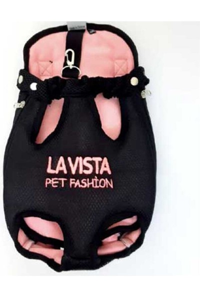 Lavista Ana Kucağı-Kanguru Kedi Köpek Taşıma SİYAH XL BEDEN