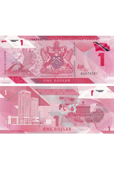 Benim Koleksiyonum Trinidad ve Tobago 1 Dolar (2020) Çil Polimer Para