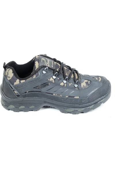 Ayakcenter 1694-MJP Siyah Kamufılaj Erkek Kışlık Trakıng Ayakkabı