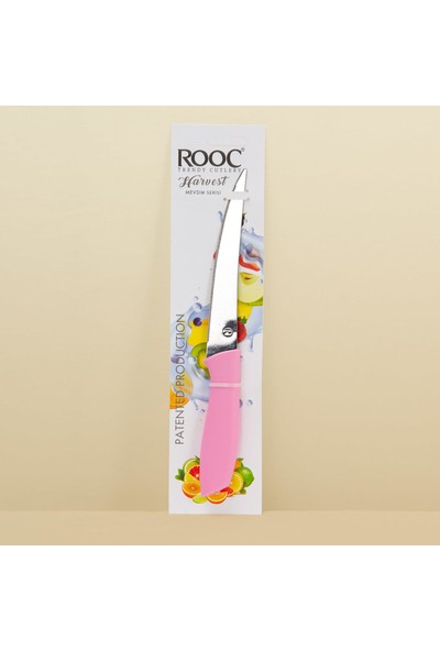 Homedius Çok Amaçlı Tırtıklı Rooc Bıçak Pembe-28 cm Homedius Çok Amaçlı Tırtıklı Rooc Bıçak Pembe-28 cm